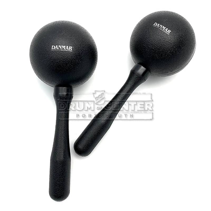 Danmar Black Plastic Maracas Large | Reverb UK