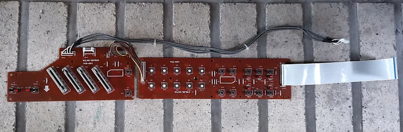 Korg 707 - Switch boards (KLM-1215A & KLM-1216A), cables, set | Reverb