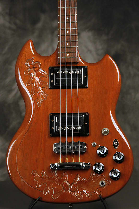 1974 Guild Jet Star JS II 2 Bass CARVED TOP Oak | Reverb Australia