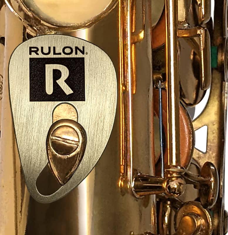Key Leaves RULON Ergonomic Saxophone Thumb Rest - Raw Brass | Reverb