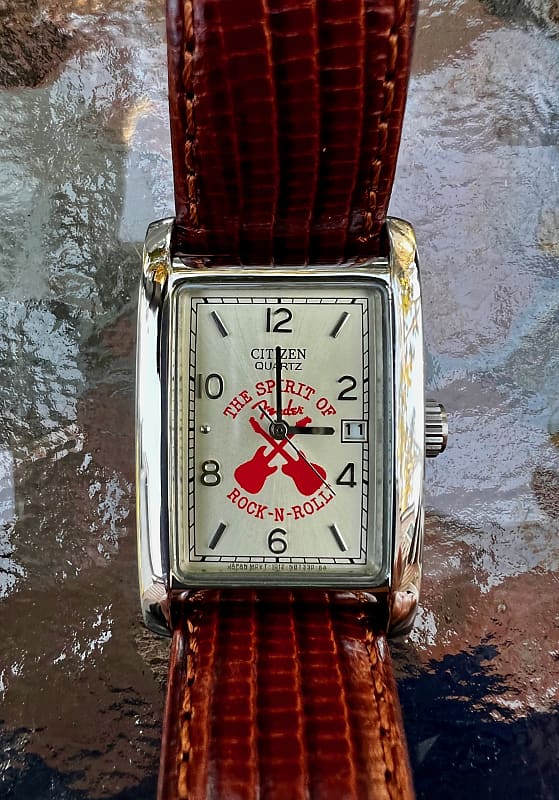 Vintage Citizen Quartz Fender Watch Spirit Of Rock-N-Roll NEW | Reverb