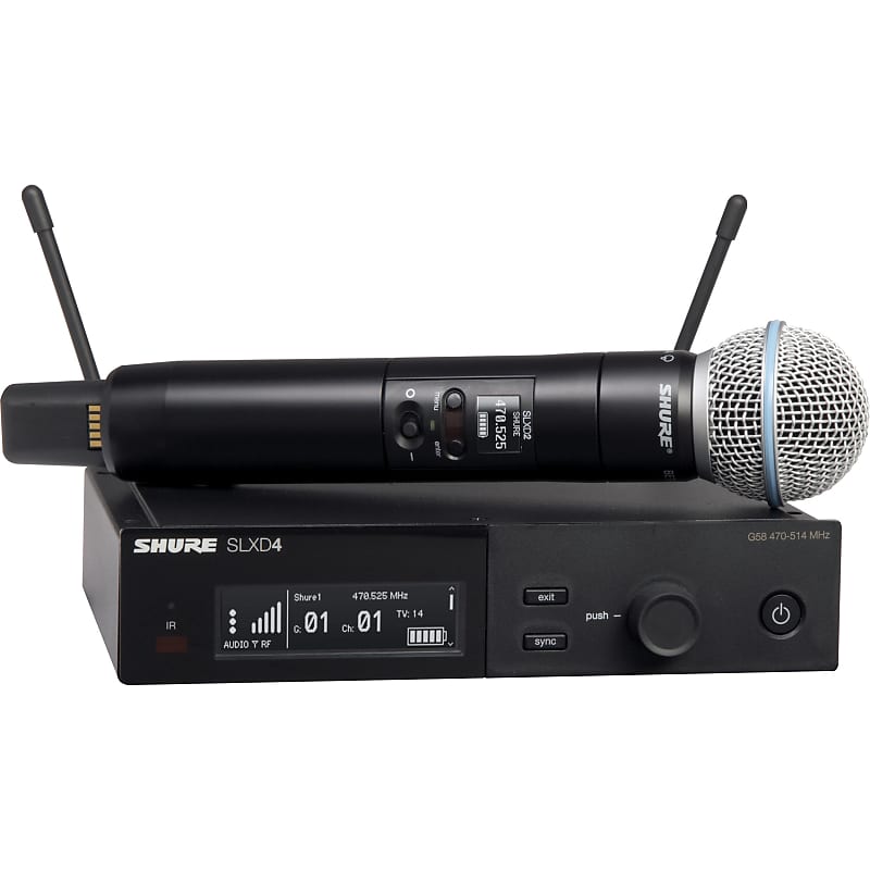 Shure SLXD24/B58 Digital Wireless Handheld Microphone System | Reverb