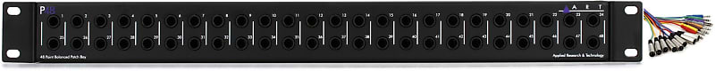 ART P48 48-point 1/4" TRS Balanced Patchbay Bundle with Hosa | Reverb