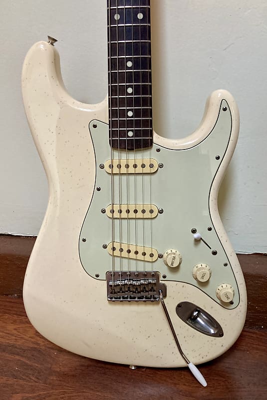 Vintage Fender Stratocaster Strat MIJ Olympic White ST-362V | Reverb