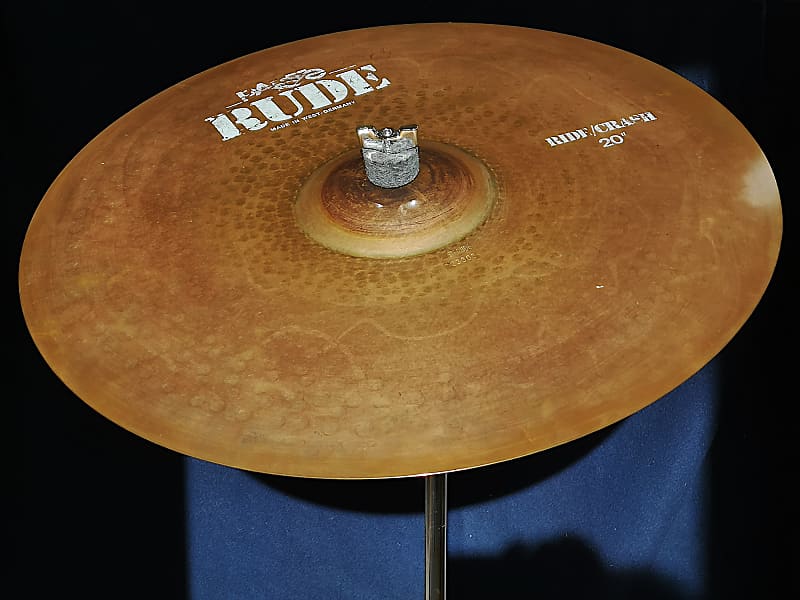 Paiste 20" RUDE Ride / Crash Cymbal 1982-86 | Reverb