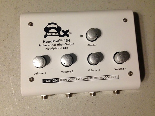 Aphex 454 HeadPod 4 channel pro headphone amplifier, free | Reverb