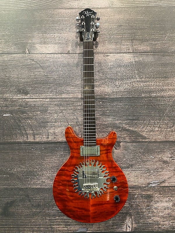Michael Kelly Hourglass Tribal Sun Electric Guitar (Margate, | Reverb
