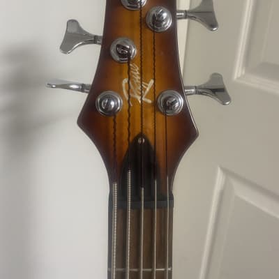 Rogue 5 String Electric Bass Guitar Sunburst | Reverb