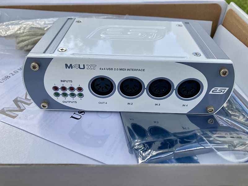 ESI 4MU XT 4 Ins 4 Outs Midi USB 2.0 Interface - MINT | Reverb