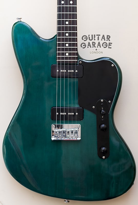 Fender Telemaster Jazzcaster Teal Green Transparent Custom | Reverb