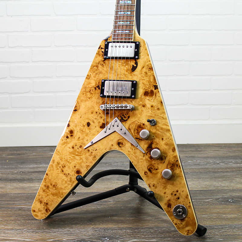 2008 Dean V Exotic -- Burl Maple (MIK) w/ OHSC -- Flying V | Reverb UK