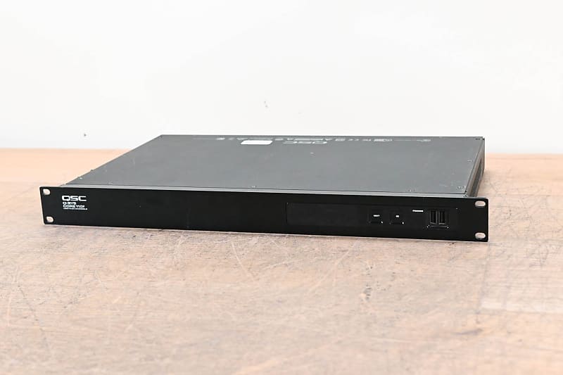 Qsc Q Sys Core 110f Network And Analog I O Processor Cg00kkr Reverb