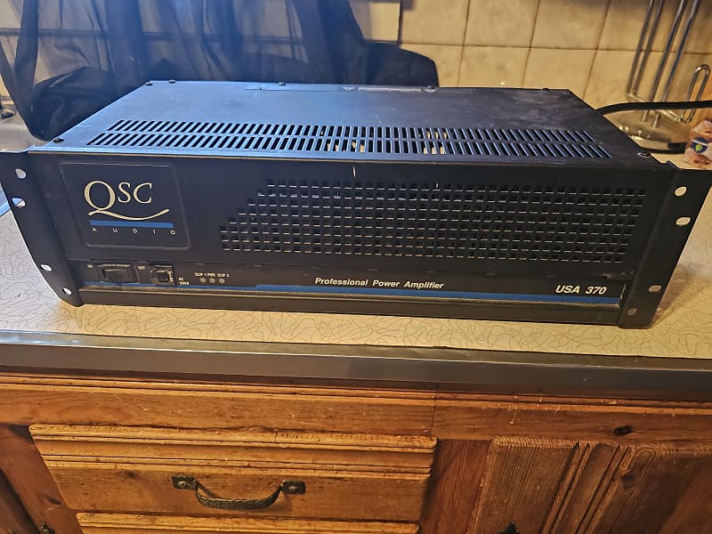 QSC USA370 Power Amp | Reverb