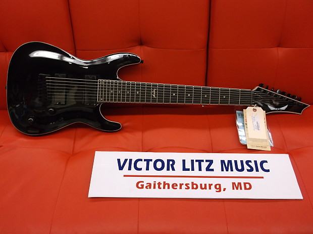 Dean Custom 850X 8-String Electric Guitar Classic Black | Reverb