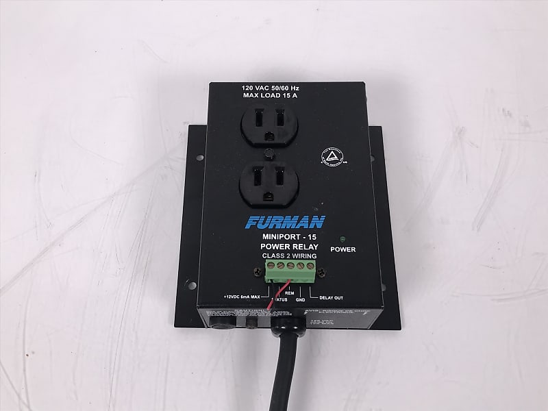 Furman Mini-Port 15 Power Relay Accessory MP15 120V 15 AMP | Reverb
