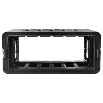 Odyssey VR4SMIC4ZP Watertight 4U Rack Case with 4 Mic | Reverb