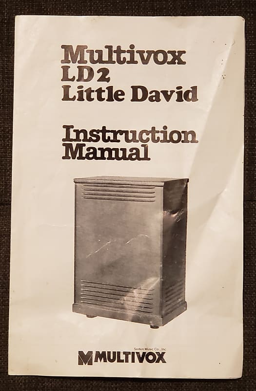 Multivox Little David Manual | Reverb