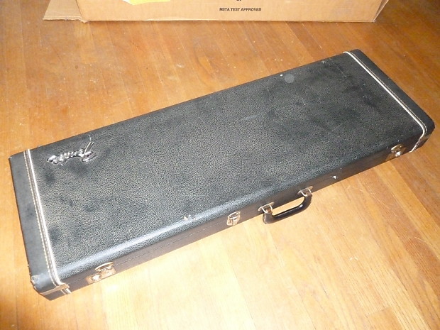 Fender Stratocaster Hard Case 1972 Black | Reverb
