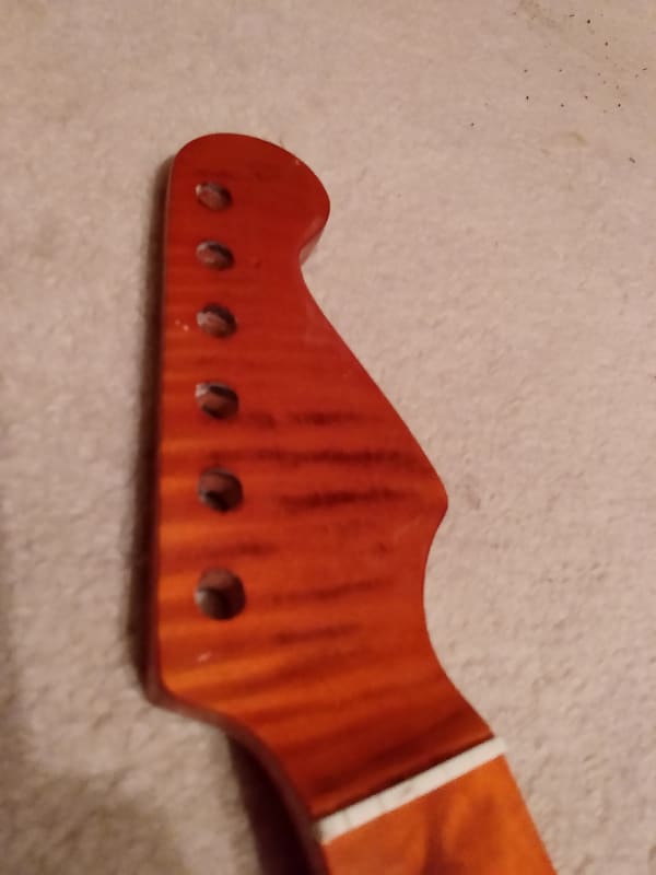 Audio Design Recording Strat Tele Neck NOS 2001 Flamed | Reverb España