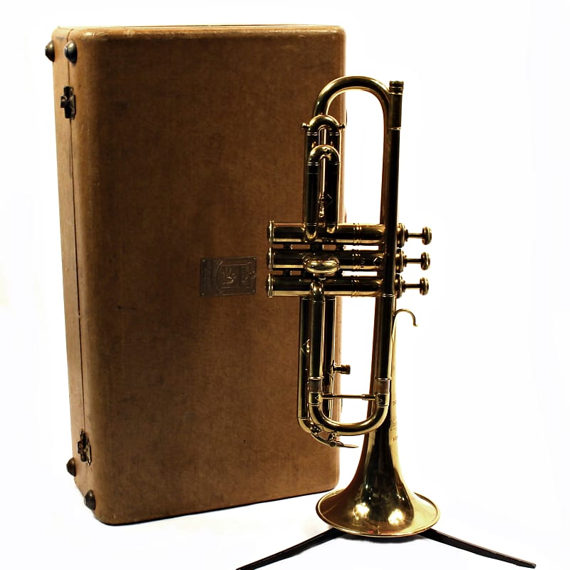 Vintage Vincent Bach "Mercury" Cornet; New York, Brass | Reverb