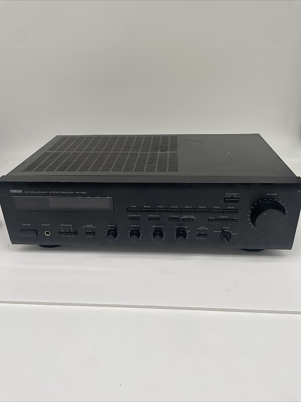 Yamaha RX-350 Natural Sound Stereo Receiver W/ Phono Black | Reverb