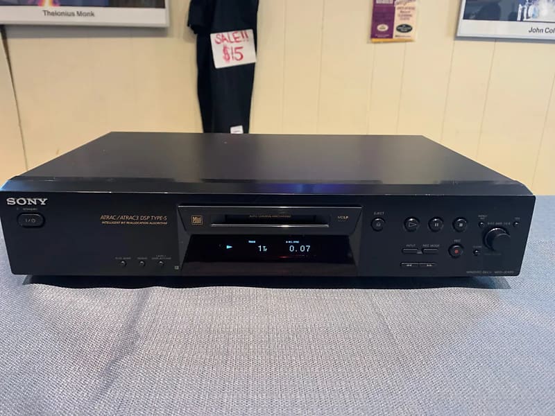 Sony MDS-JE480 Minidisc Recorder MDLP - Black | Reverb