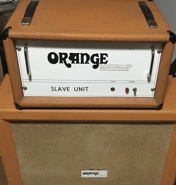 Orange Matamp SL200 1971 OrMat Slave Unit KT88 | Reverb