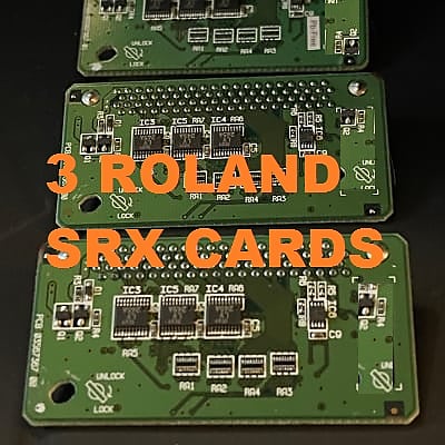 Roland SRX-09 SRX-11 SRX-03 X3 CARDS!! Expansion Boards PIANO | Reverb