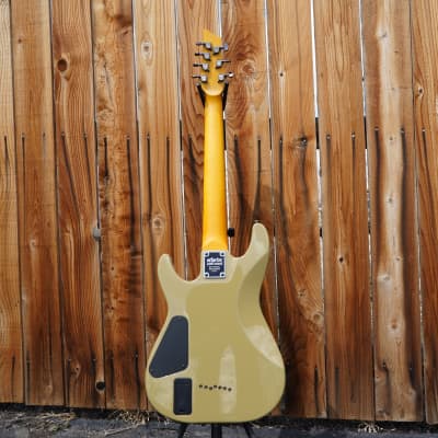 Schecter Diamond Series PROTOTYPE Demon-7 Gloss Olive Green | Reverb