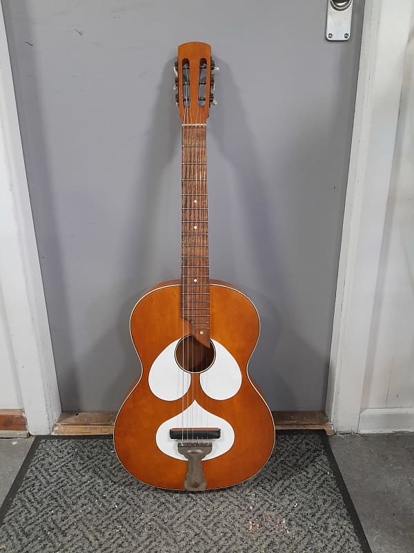 Unknown European Parlor "Three Tears" 1960's - Orange, white | Reverb