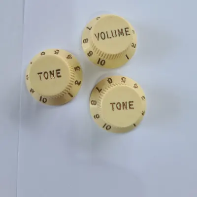 Fender Stratocaster knobs 3 spoke 1980s Fullerton | Reverb Australia
