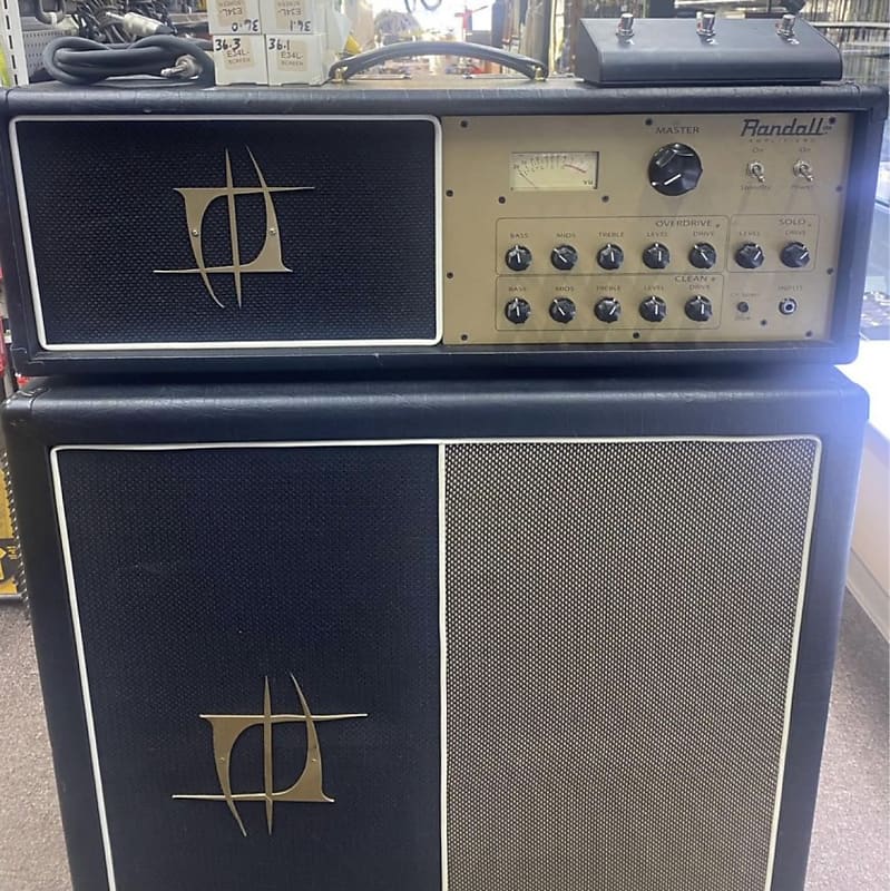 RANDALL HALF STACK HEAD AMP NB KING 100 & NB412 GUITAR | Reverb