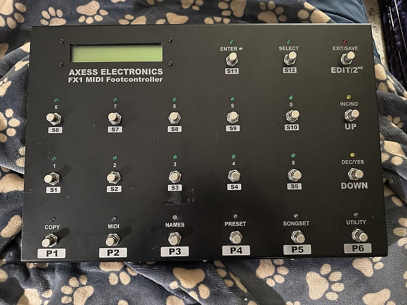 Axess Electronics FX1 Midi Controller 2000’s - Black | Reverb