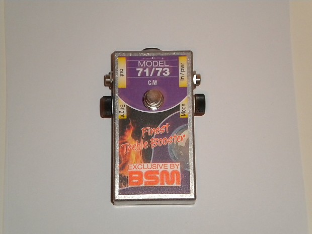 BSM 71/73 Treble Booster - Ritchie Blackmore tone! Free | Reverb