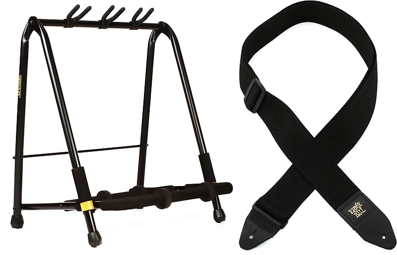 Hercules Stands GS523B Multi-Guitar Rack for up to 3 Guitars | Reverb