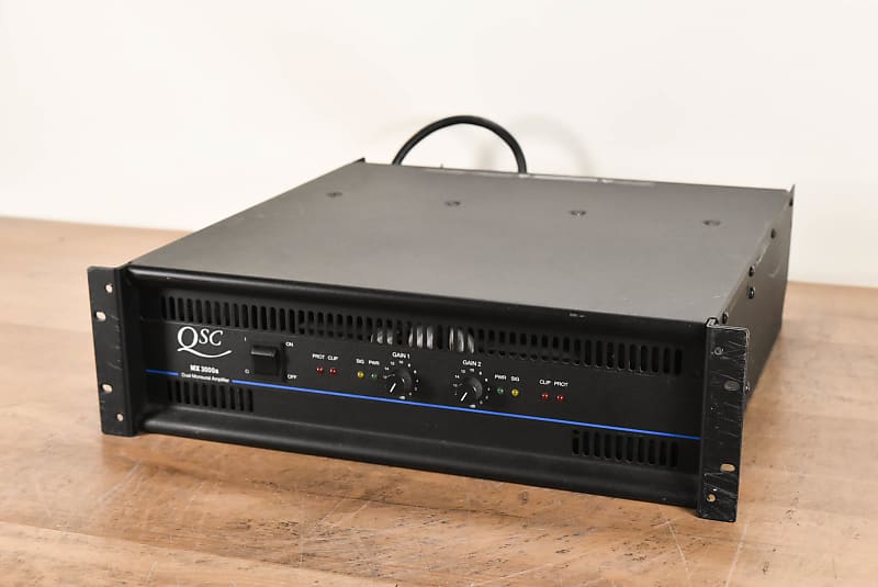 QSC MX 3000a 2 Channel Power Amp (church owned) CG00WX5 | Reverb