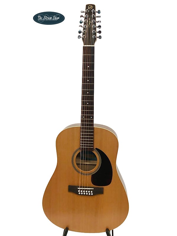 Seagull Coastline S12 12- String Acoustic Guitar w/Hardshell | Reverb