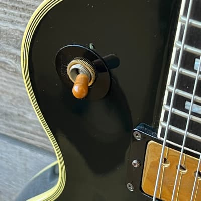 Burny RLC-80 Les Paul custom 1980s Black Rare japan made | Reverb