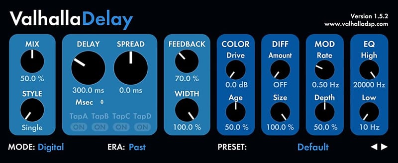 Valhalla Delay | Reverb