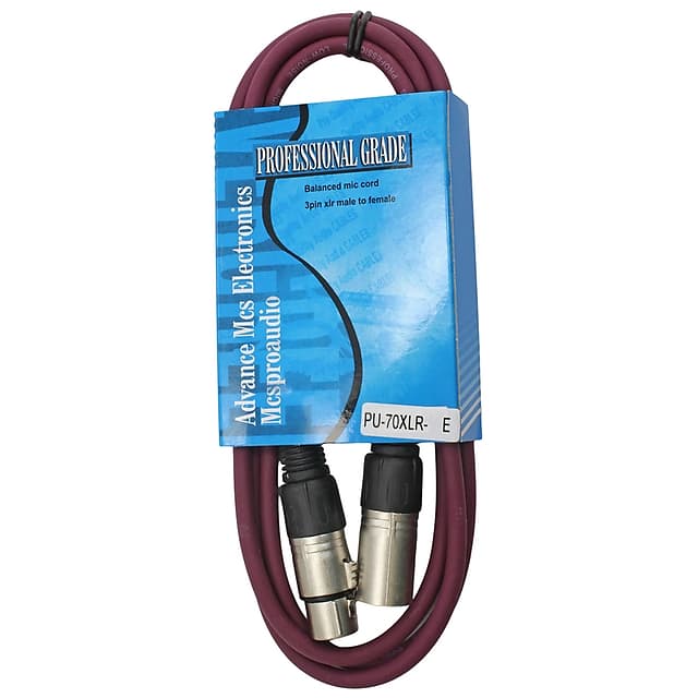 Mcsproaudio 20 Foot Male to Female 3 Pin XLR Mic Microphone | Reverb