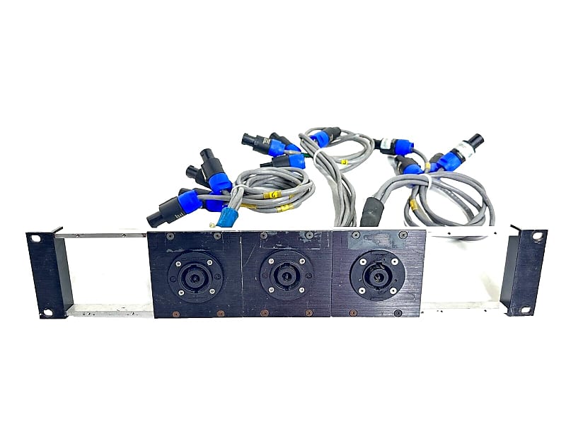 Neutrik Rack Panel W(3)NL8 MPR (12)NLH Connectors #0013 | Reverb