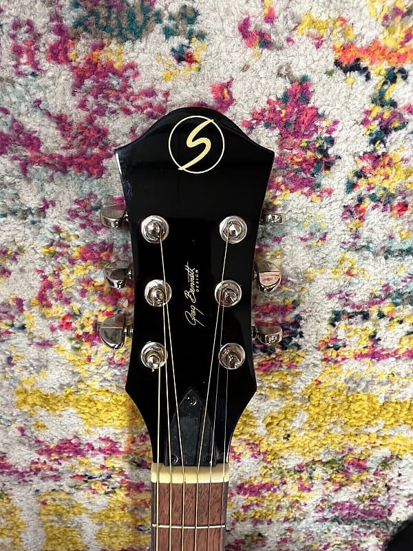 Samick SMS100VS Greg Bennet Arched Back Dreadnought Acoustic | Reverb