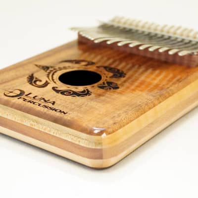 Luna Kalimba 17 Keys, Key of C, Koa/Flame Maple | Reverb