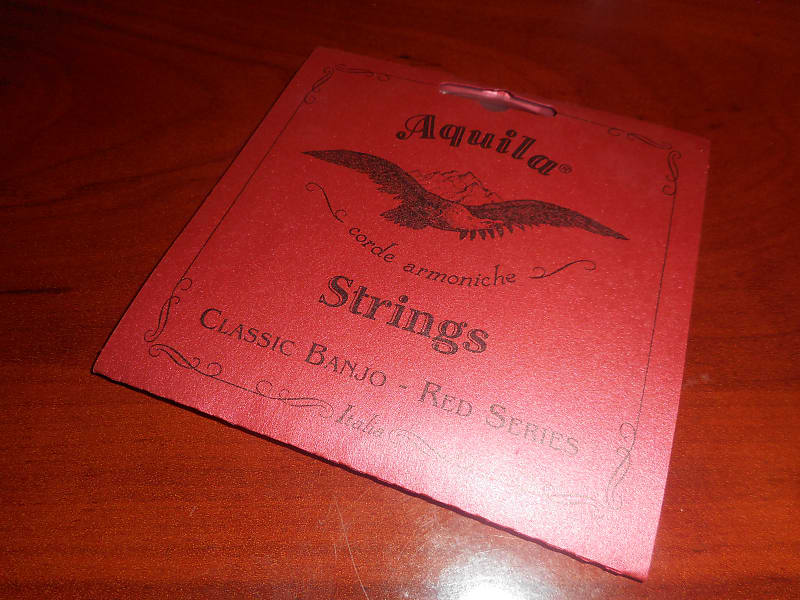 Aquila 11B Red Series Banjo Strings, Normal Tension | Reverb