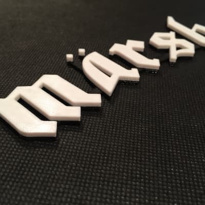 Custom Amplifier Badges Emblems Amp Cab Logo Sign Text in | Reverb