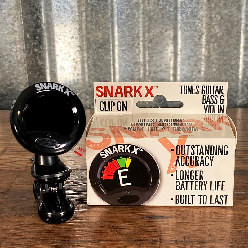 Snark SN-X Snark X Clip On Chromatic Guitar Bass Tuner Black | Reverb