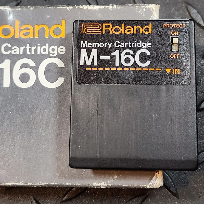 Roland M-16C Memory Cartridge for Synth 1980's - Black | Reverb