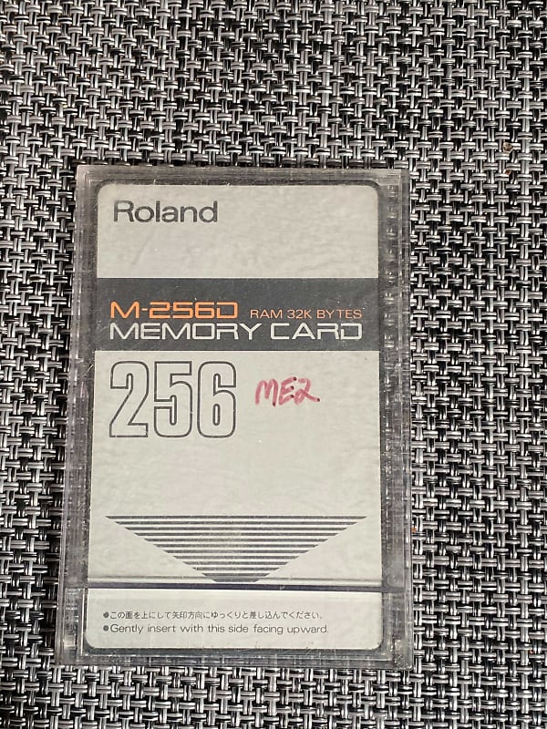 Roland M 256D Ram Card 1988 - silver | Reverb
