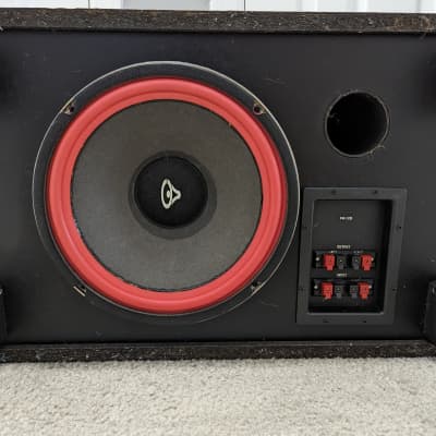 Cerwin-Vega SW-12B Wood Grain passive subwoofer with stereo | Reverb