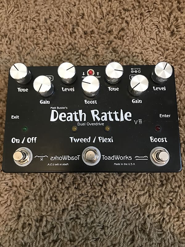 Toadworks Death Rattle Black | Reverb